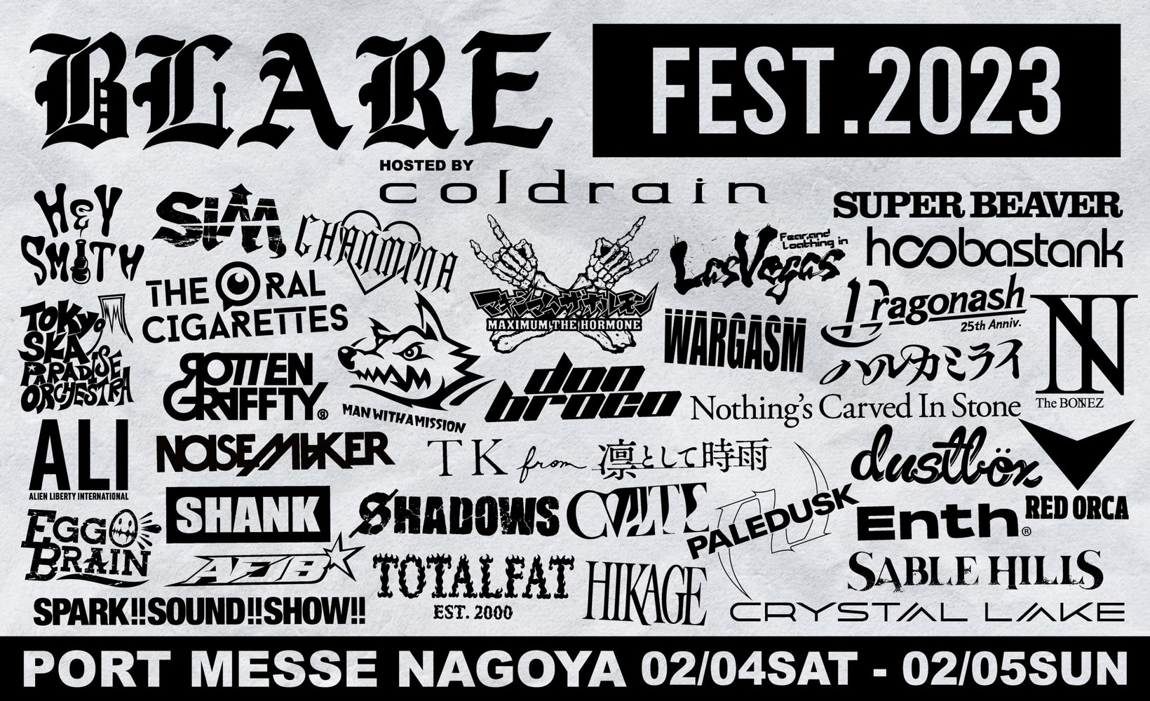 愛 知｜名古屋 BLARE FEST.2023 ｜THE ORAL CIGARETTES